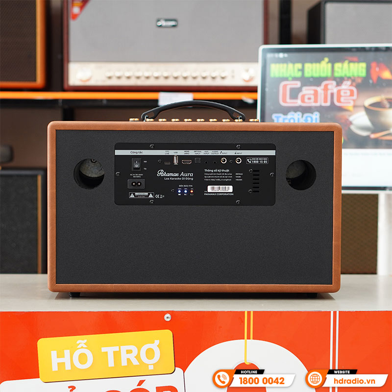 Loa Paramax Aura chíp DSP kép 32bit Hát như Phòng Thu